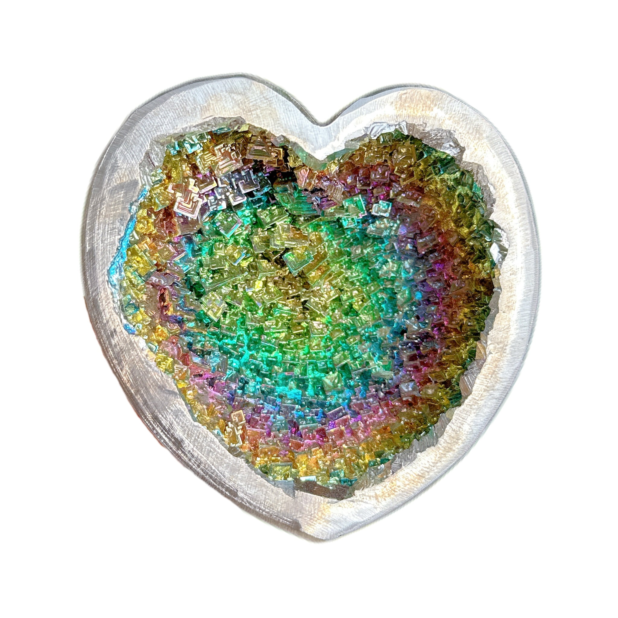 Natural Bismuth Ore,Rainbow Bismuth, Metal Crystal,Crystal Gifts ...