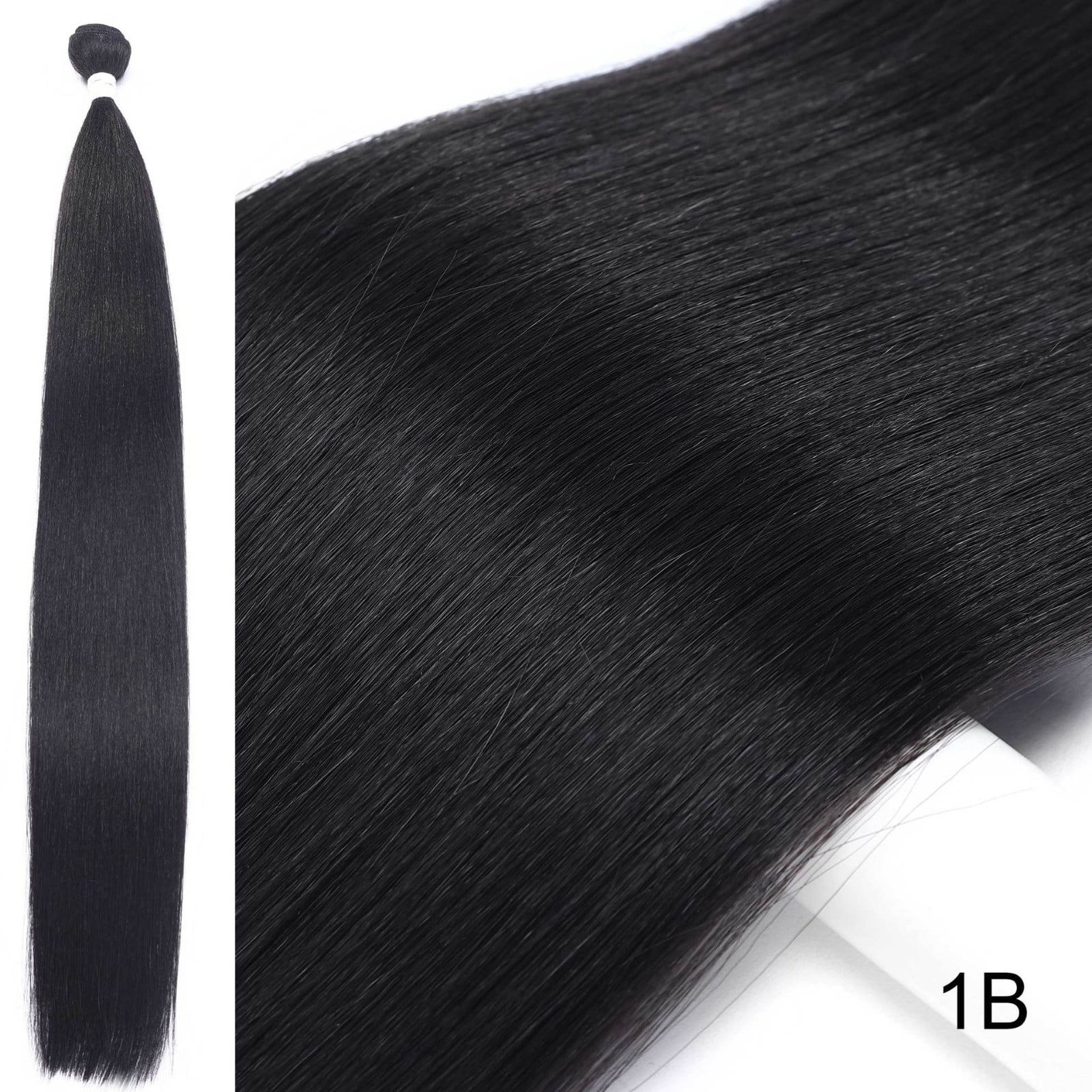 Natural Black Ponytail Extension, Long Ponytail Extension Hair Bundle ...