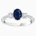 Natural Blue Sapphire (Neelam) Ring | 925 Sterling Silver Handmade ...