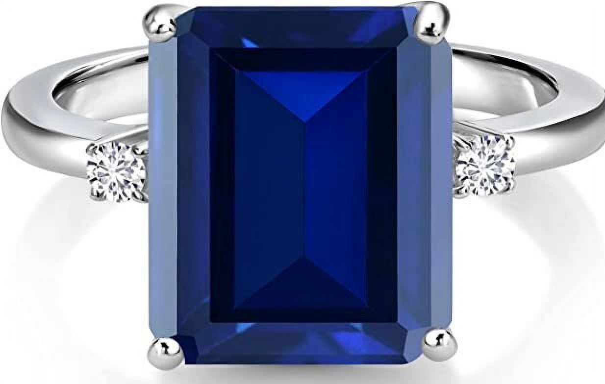 Natural Blue Sapphire Ring Promise Ring September Birthstone Ring ...