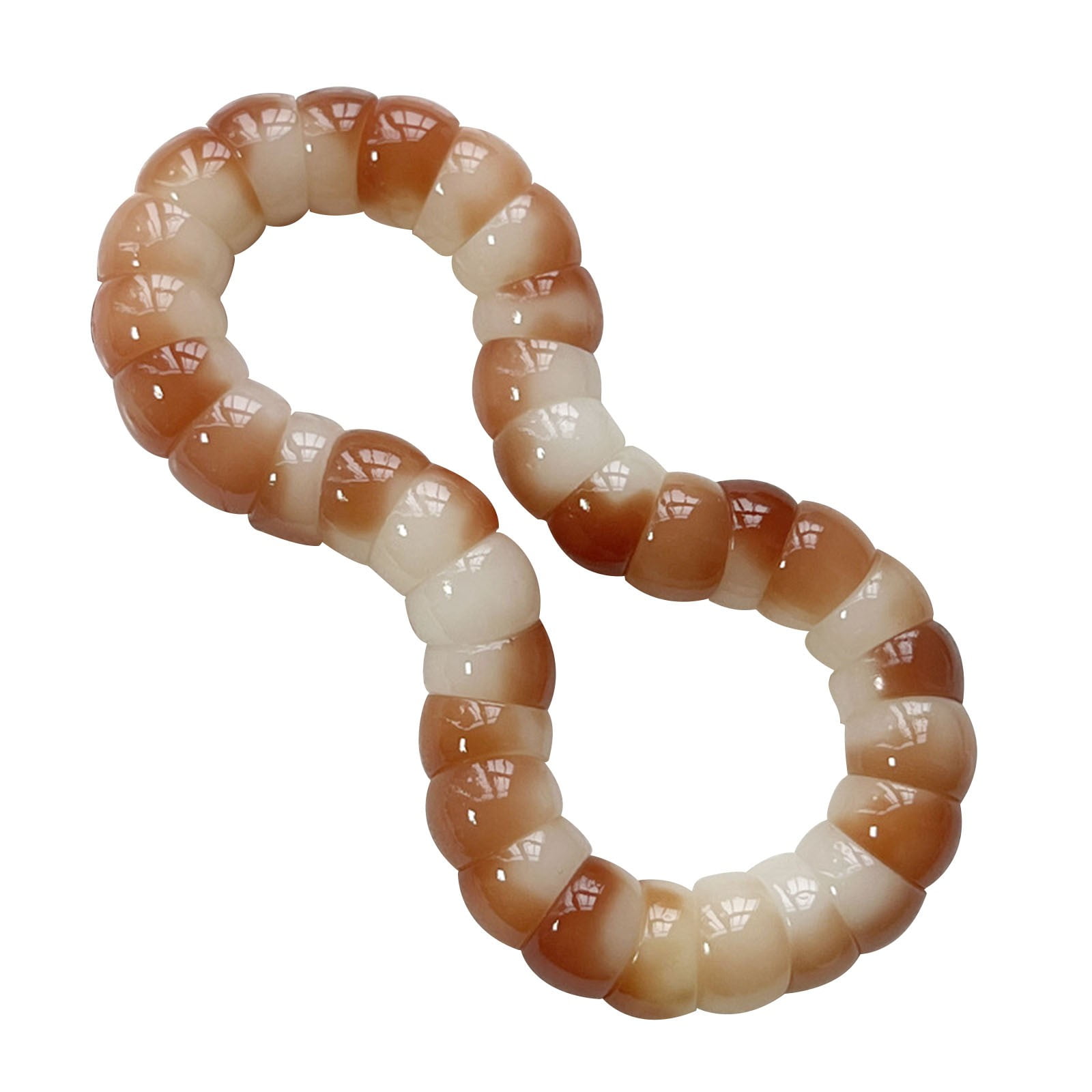 Natural Bodhi Seeds Beaded Bracelets, Fidget Stretch Bracelet Alleviate ...