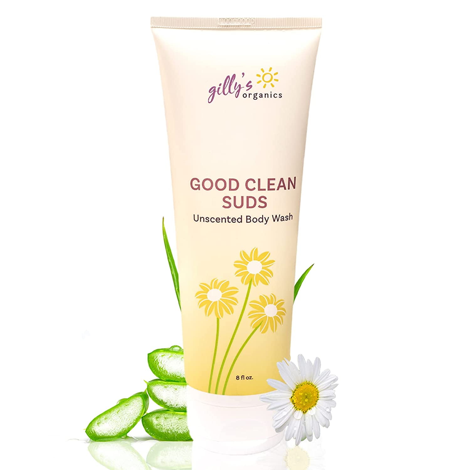 Natural Body Wash by Gilly’s Organics, Fragrance-Free, 8 fl oz ...