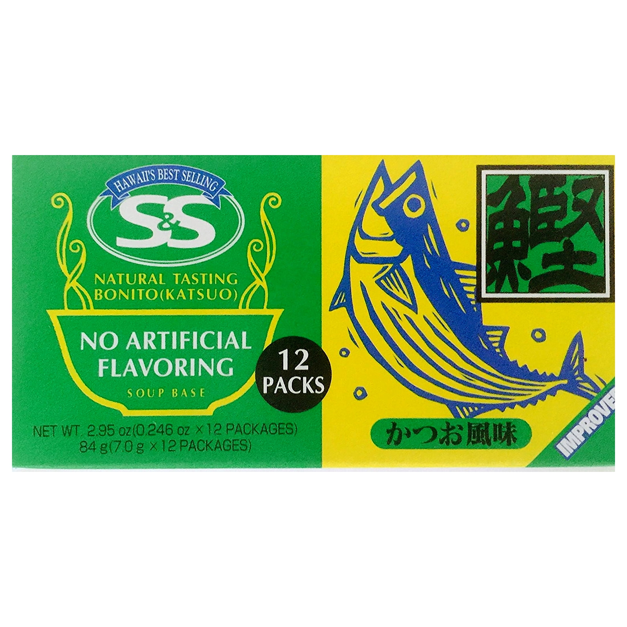 Natural Bonito Katsuo Instant Soup Base 2 - 12 Packs Made in Japan ...