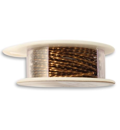 Natural Brass Colored Wire, Twisted, 18ga, (8ft) - Walmart.com