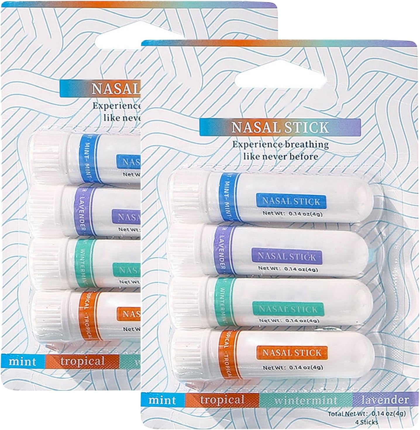 8 Pack Nasal Stick, Portable Nose Inhaler Stick, Premium Essential Oils ...