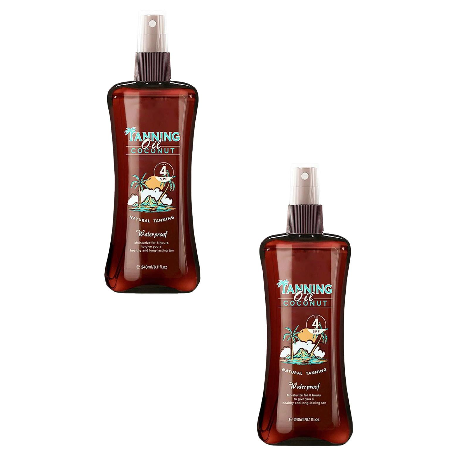 Natural Bronzing Tanner Formula Moisturizing Body Oil with Cocoa Butter and Coconut Oil 240ml 8. ...