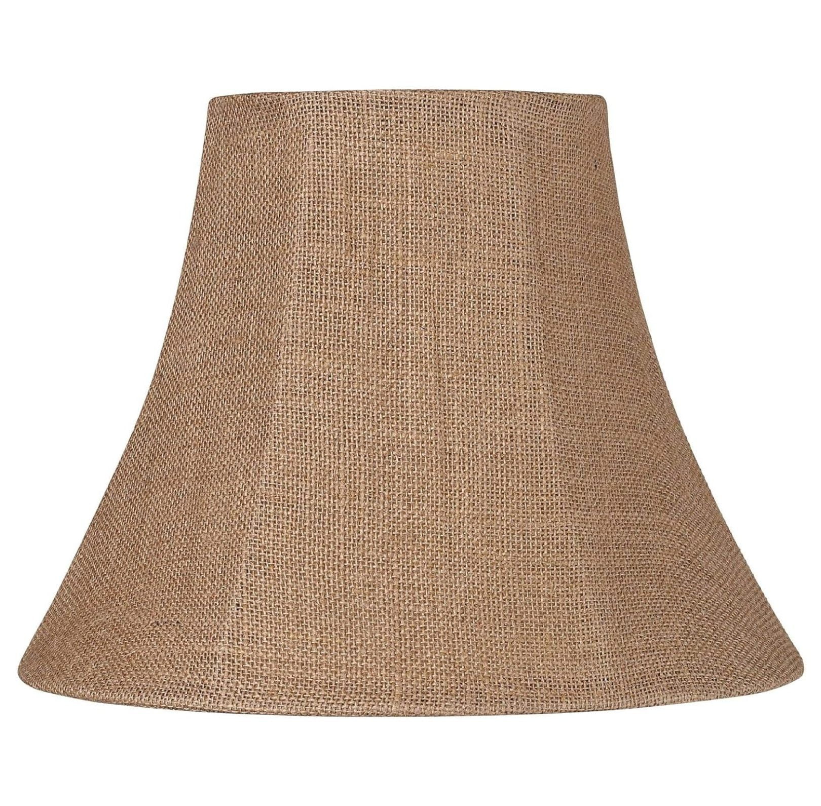 Natural Burlap Medium Lamp Shade 7" Top x 14" Bottom x 10.5" High ...