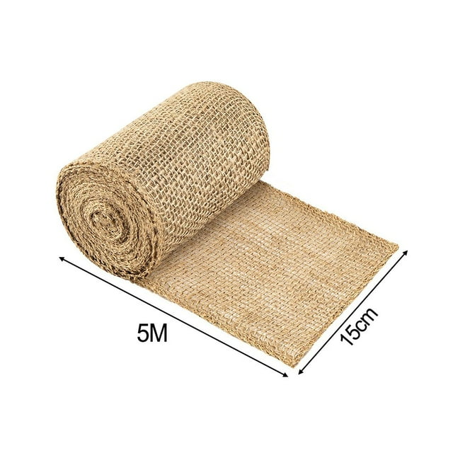 Natural Burlap Tree Protector Wrap Fabric Tree Bandage - Walmart.com