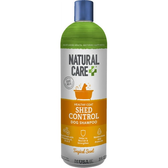 Natural Care Shampoo For Dogs - Shed Control Dog Shampoo - 20 Fluid ...