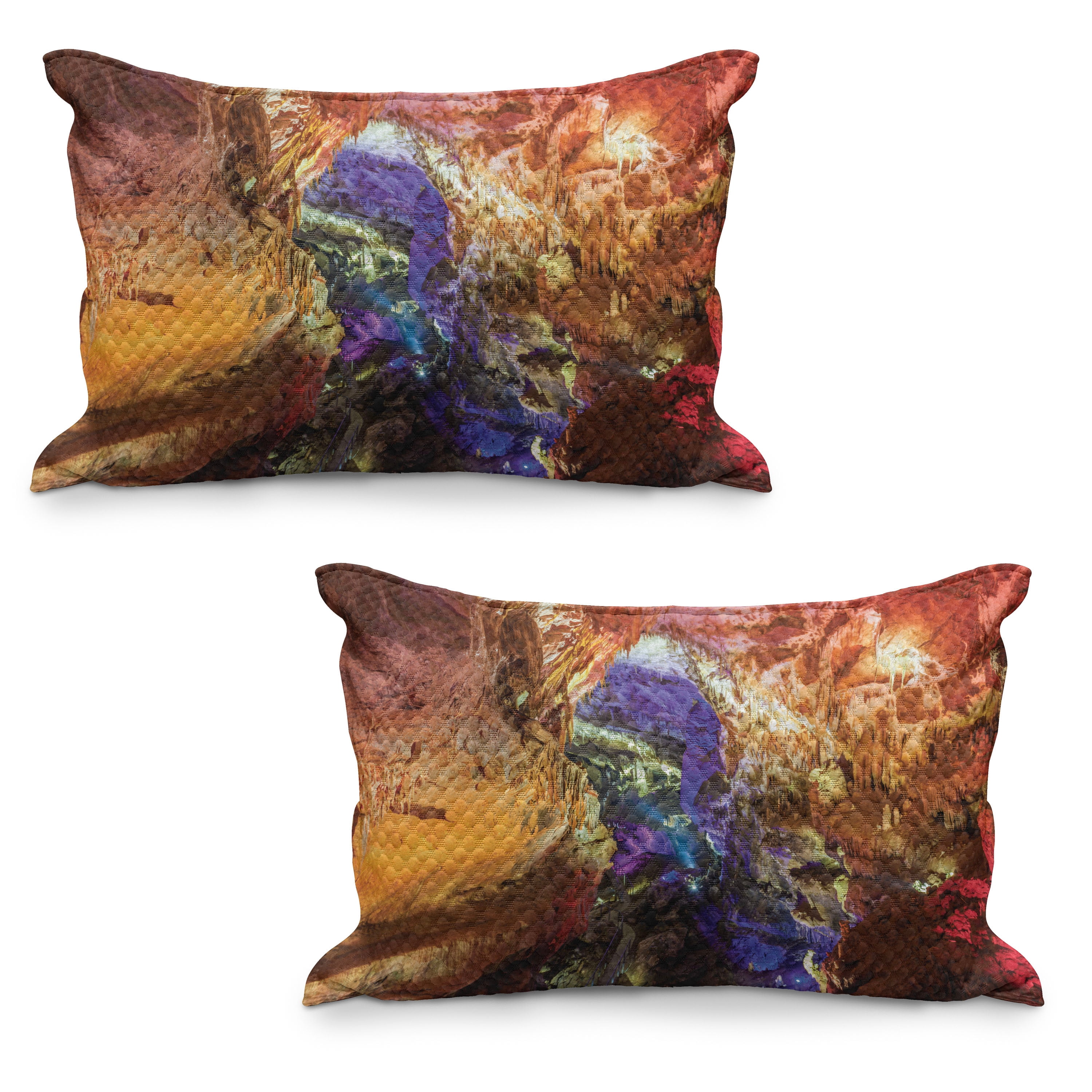 Natural Cave Quilted Pillowcover Set of 2, Inside View of Prometheus ...