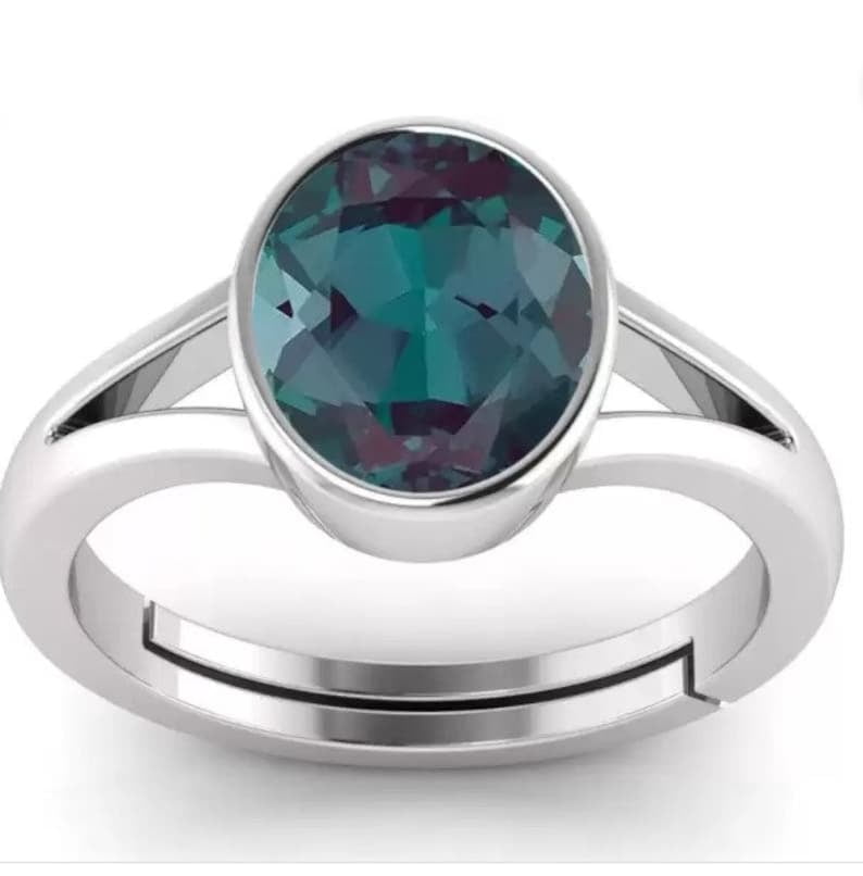 Natural Certified Alexandrite Ring 925 Sterling Silver Ring Color ...
