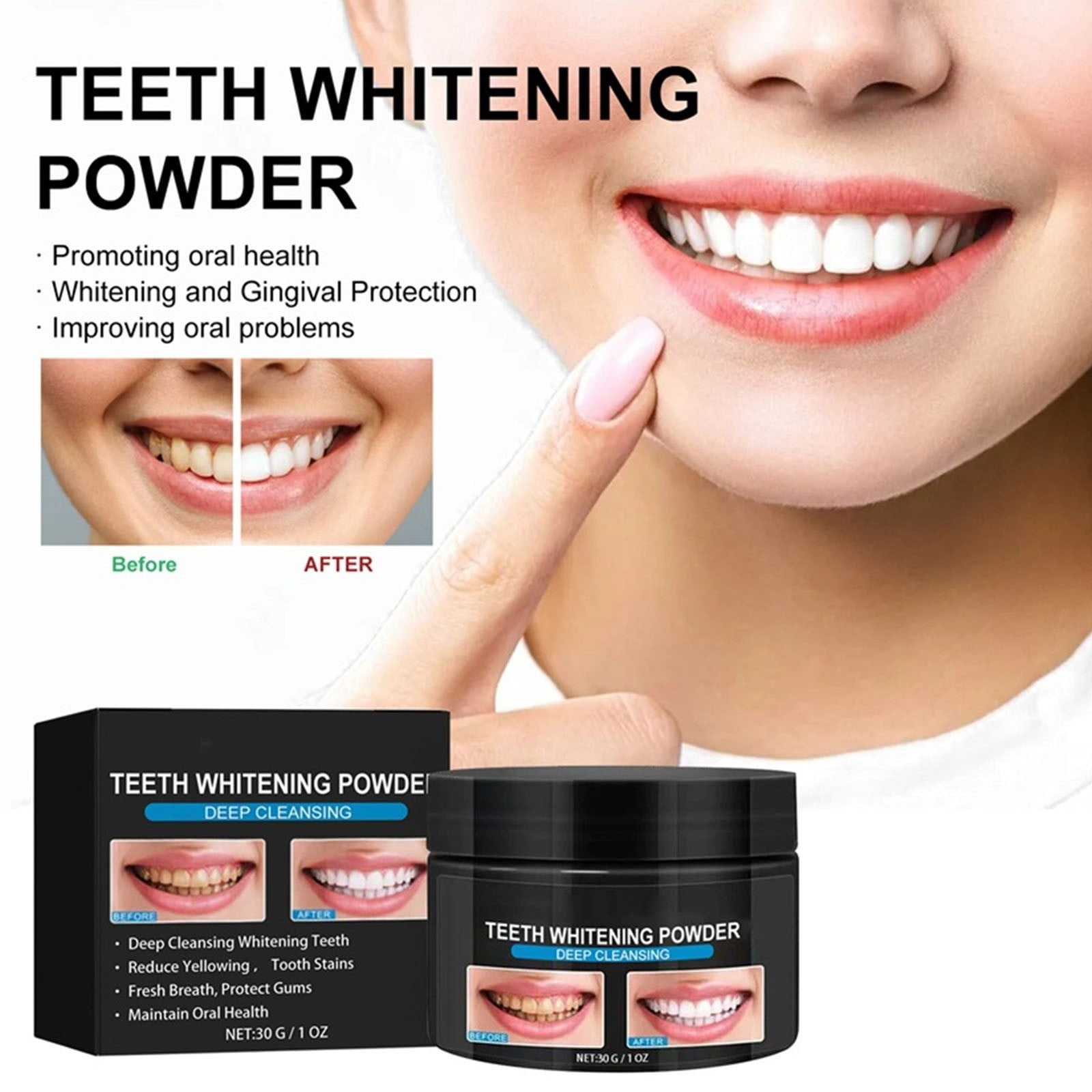 Natural Charcoal Powder for Teeth Whitening / Bleaching Charcoal ...