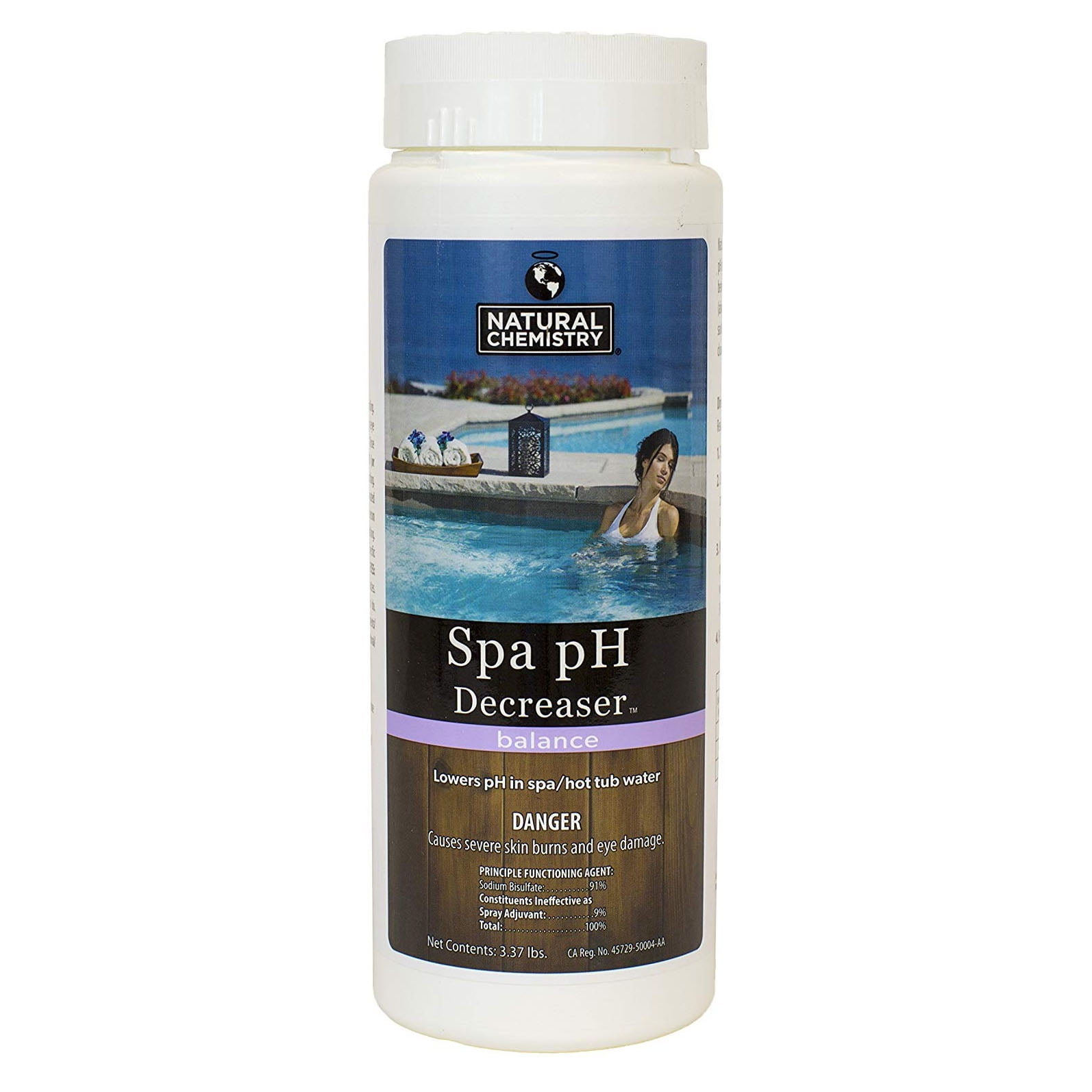 Natural Chemistry 14203NCM Hot Tub and Spa PH Decreaser w/ All-Natural ...