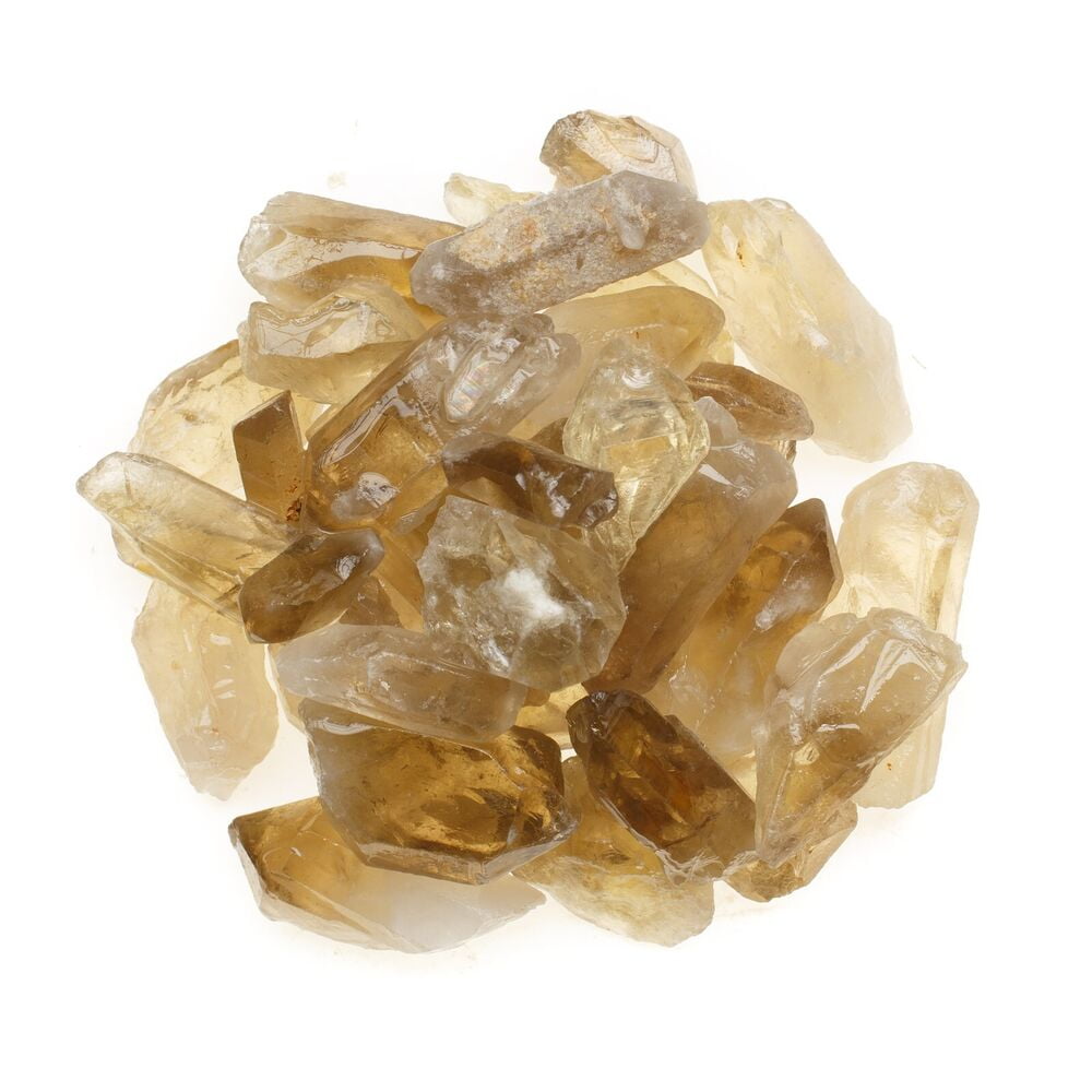 Natural Citrine Points - Small - Dispelling Fear and Anxiety, Good Luck ...