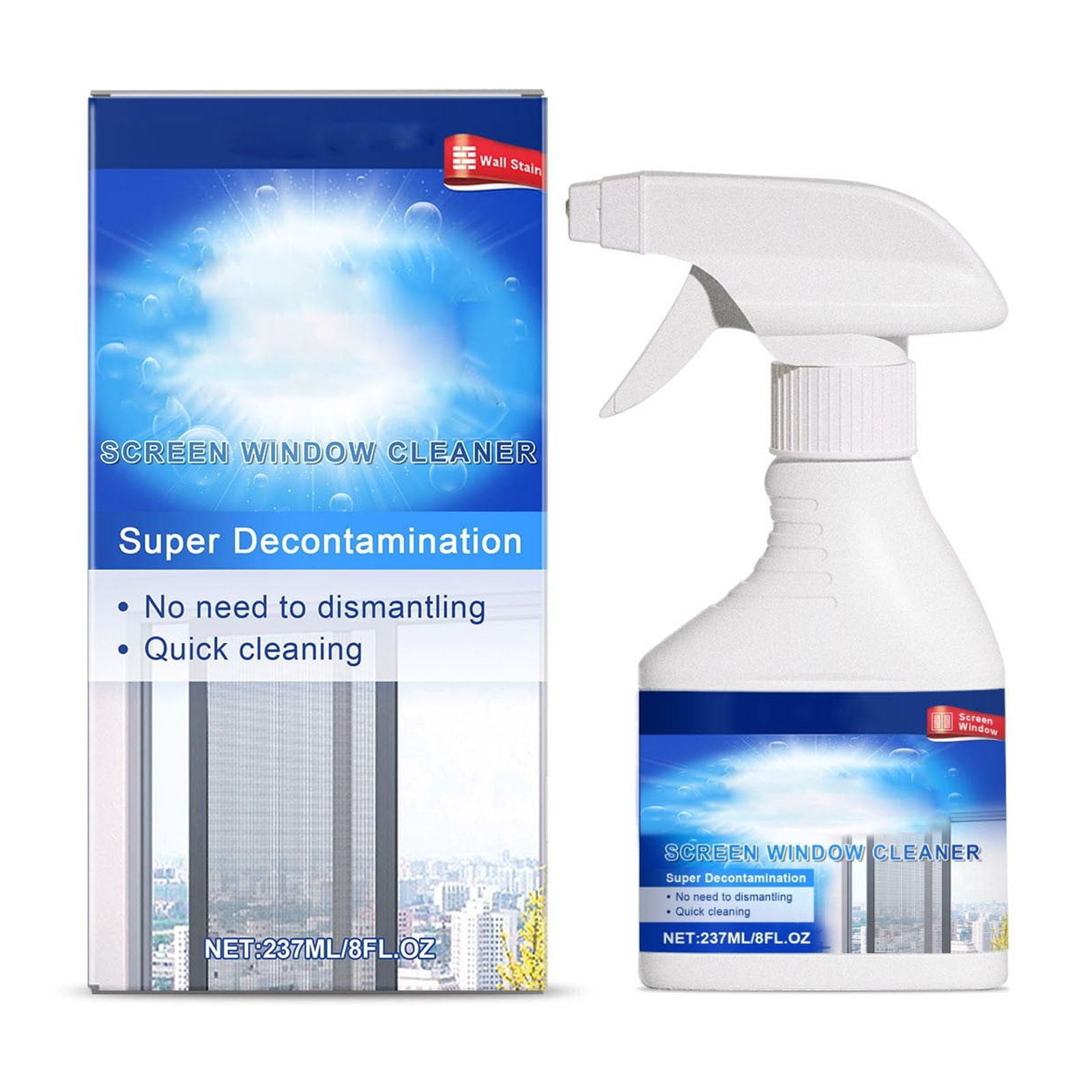 Natural Cleaner Qwtwty Screen Window Cleaner Household Cleaning Fluid ...