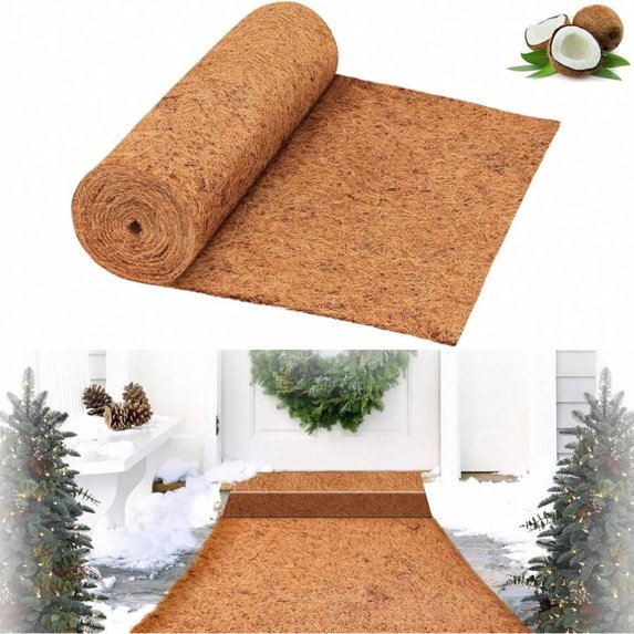 Natural Coconut Coir Mat, Biodegradable Roll for Garden Planting ...