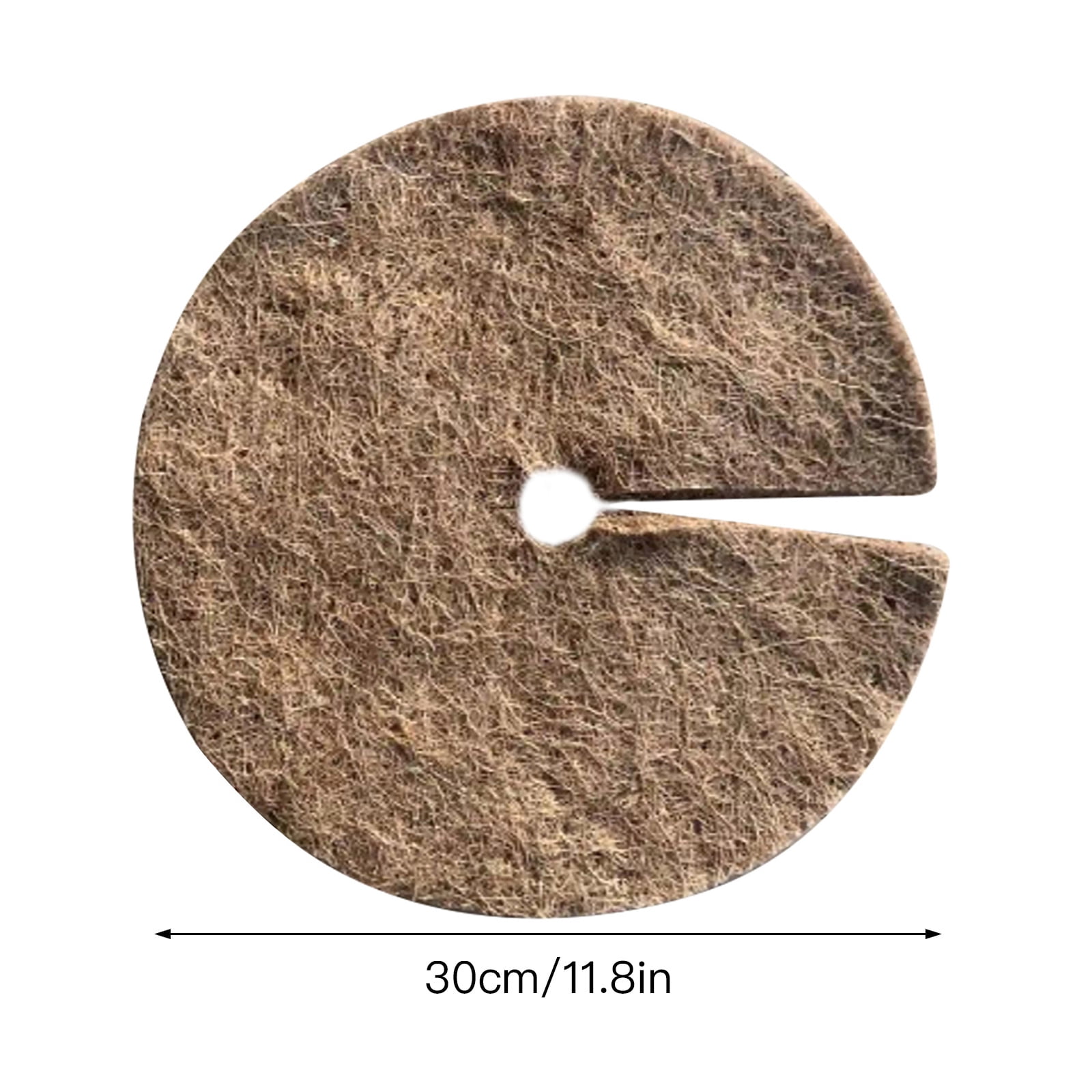 Natural Coconut Fibers Mulch Round Brown Tree Protection Flakes Covers ...