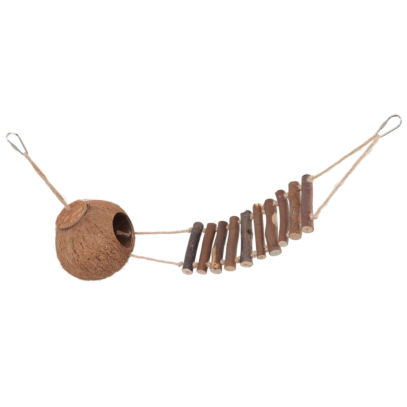 Natural Coconut House Coconut Shell Bird Nest Hanging Pet Parrot ...