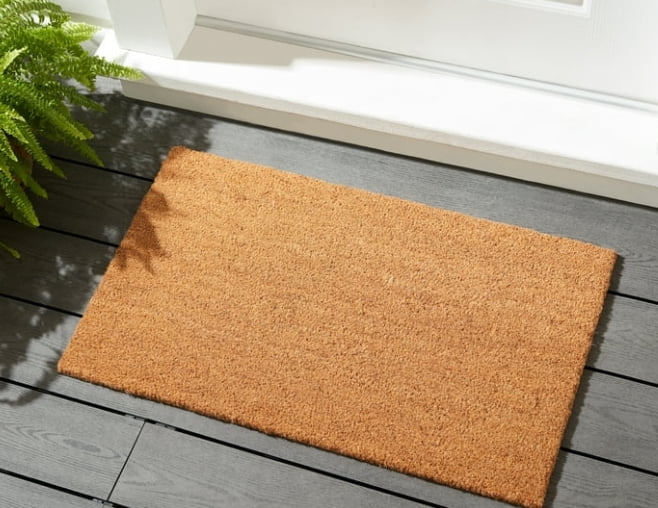 Natural Coir Doormat - 18" x 30" Eco-Friendly Coconut Fiber Entryway ...