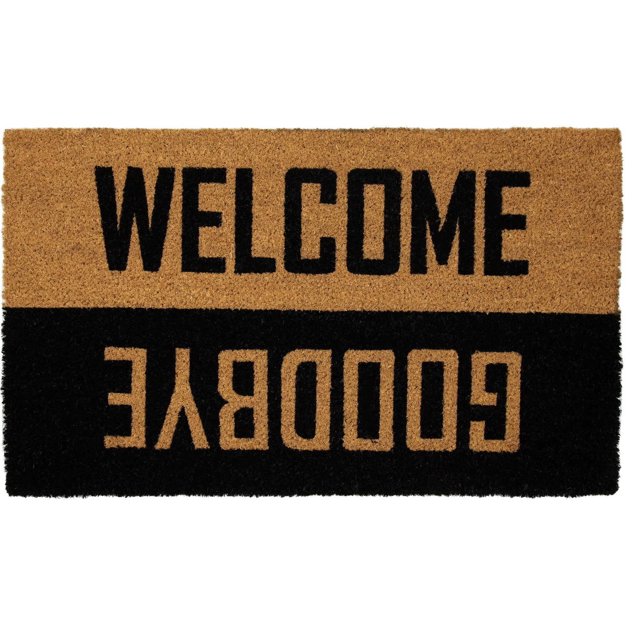 Natural Coir Outdoor Doormat - Durable Coir Fibers - Walmart.com
