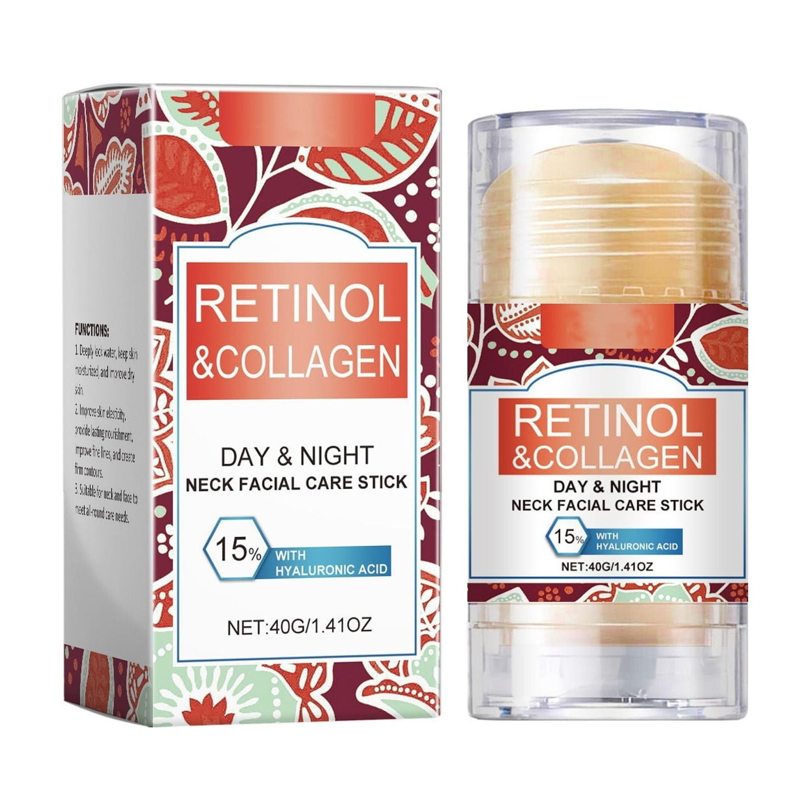 Natural Collagen Neck Facial Care Stick,Fades Neck Lines,Brightens Skin ...