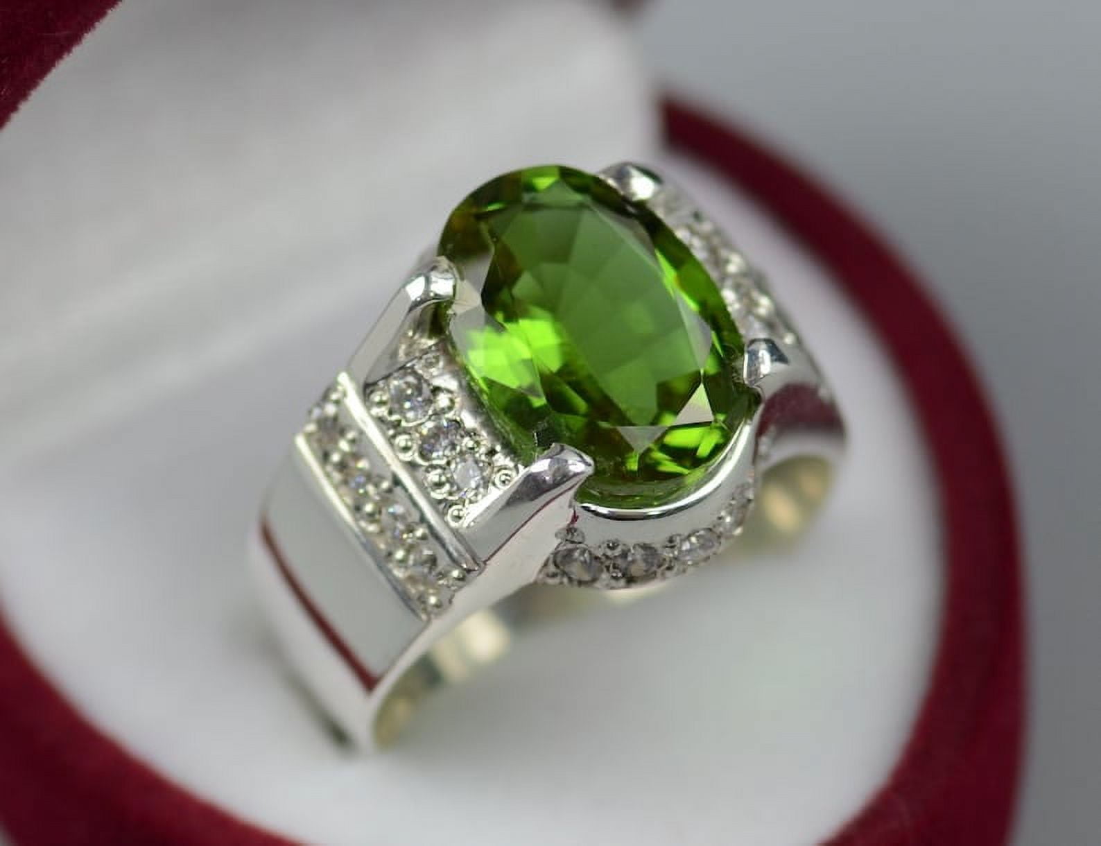 Natural Color Changing Alexandrite Gemstone Ring Sterling Silver 925 ...