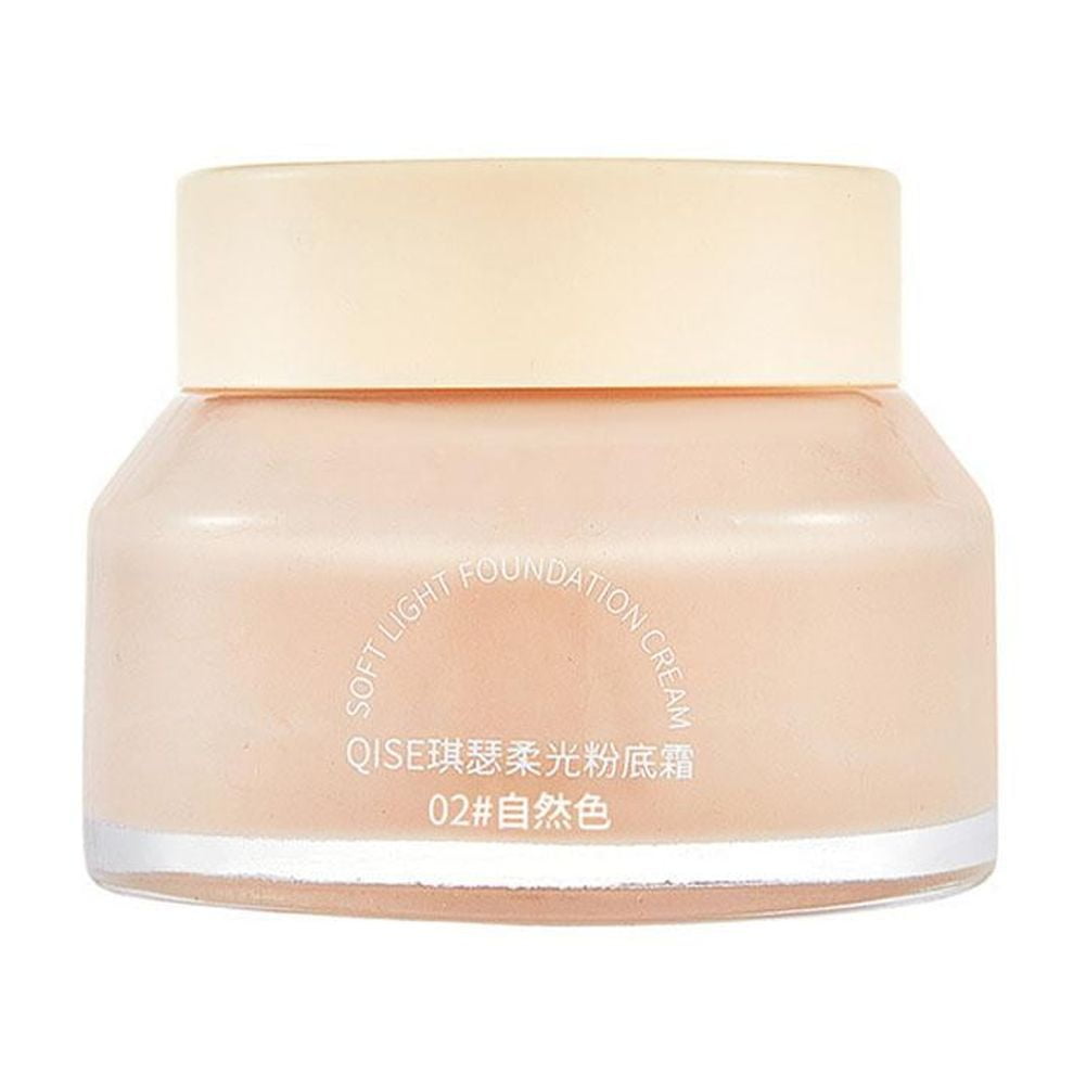 Natural Color Qise Soft Light Foundation Cream Fits Well And Lasts Long Without Makeup Removal ...
