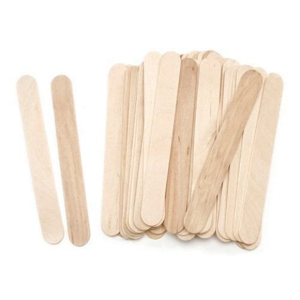 Darice Jumbo Wood Craft Sticks Natural - Walmart.com