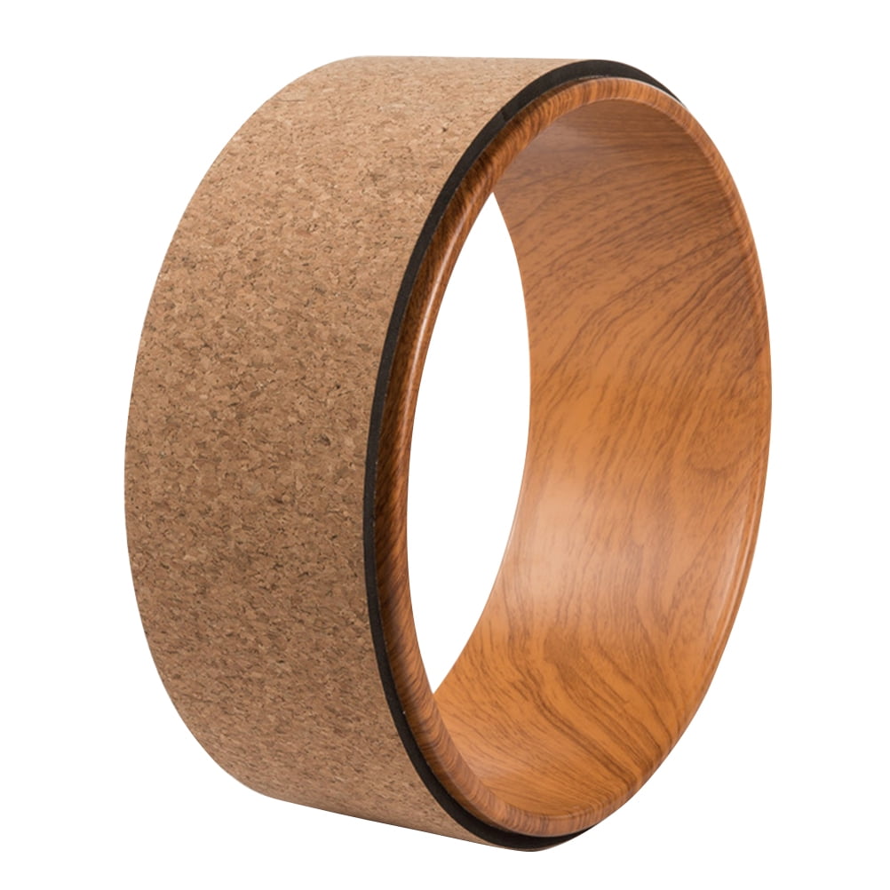 Natural Cork Yoga Wheel Yoga Assist Wheel Massage Wheel Back Bend Art ...