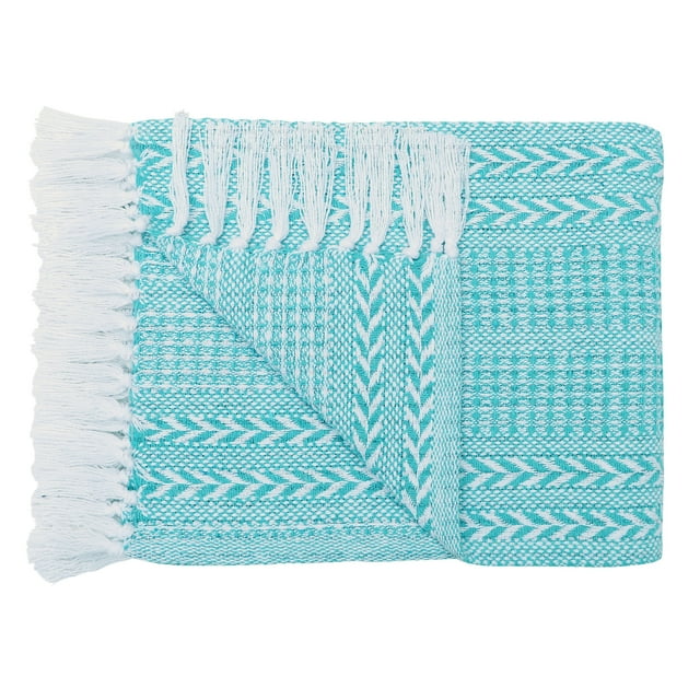 Natural Cotton Hand Woven Soft Cozy Warm Lightweight Batik Throw ...