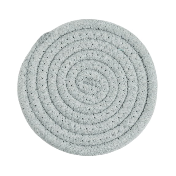 Natural Cotton Rope Coaster 4.33in – Braided Heat-Resistant Table Mat ...