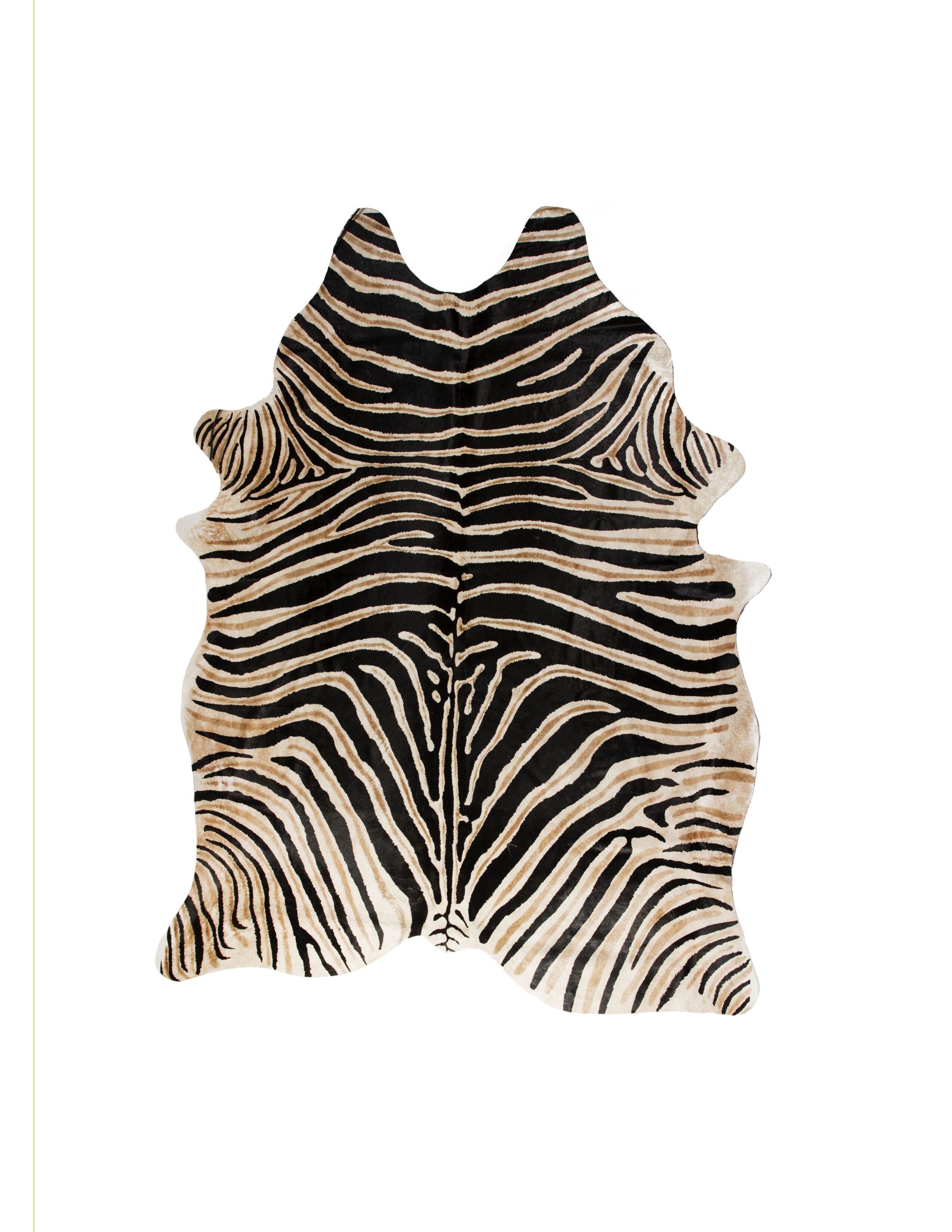 Natural Togo Cowhide Rug | African Zebra | 5'x7' - Walmart.com