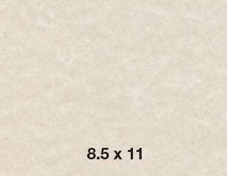 Natural Cream Parchment Paper Text 24lb/60lb, Size 8.5 X 11 Inches, 50 ...