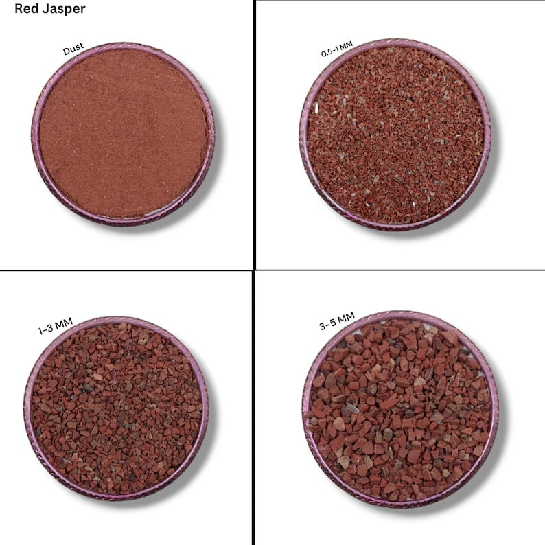 Natural Crushed Red Jasper Coarse Gemstone Powder Crushed All Size For ...