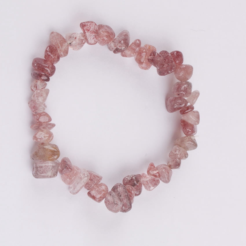 Natural Crystal Chain Bracelet for Women - Versatile, Simple, and Cute ...