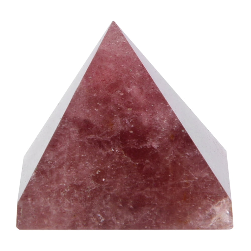 Natural Crystal Quartz Pyramid Energy Healing Tower Home Decoration ...
