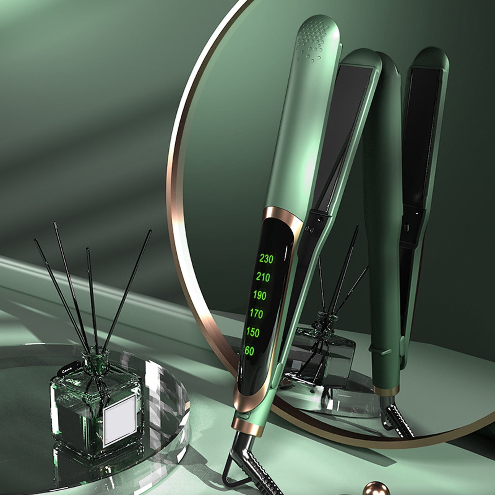 Natural Curls, Hair Curler, Curling Wand,Negative Hair Straightener ...