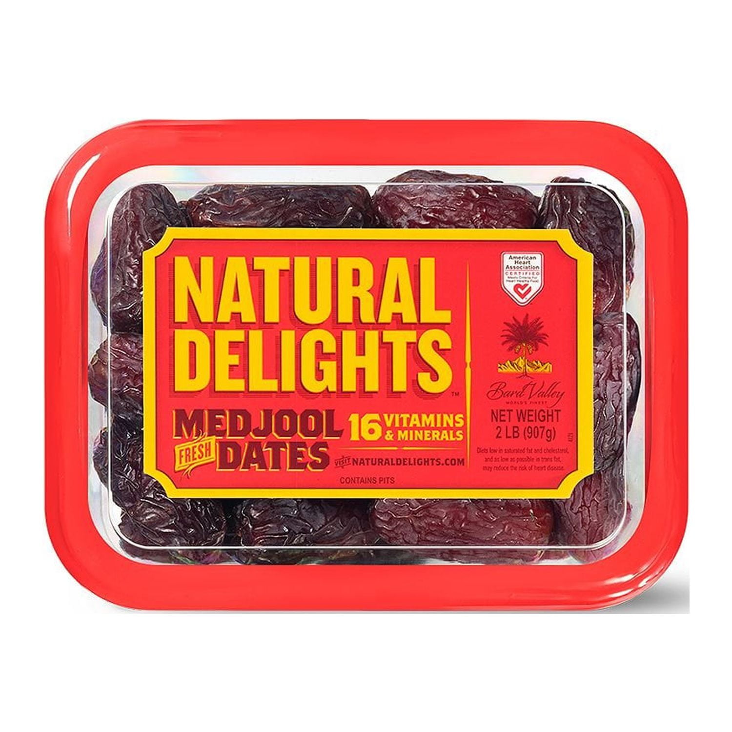 Natural Delights Medjool Dates (2 lb.) - Walmart.com