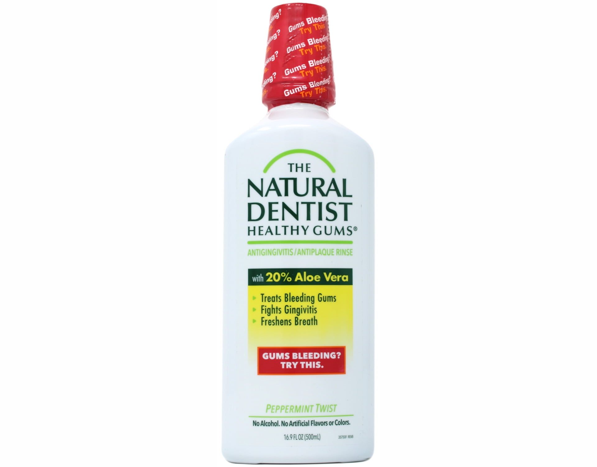 Natural Dentist Healthy Gums Antigingivitis Rinse Peppermint Twist - 16 ...