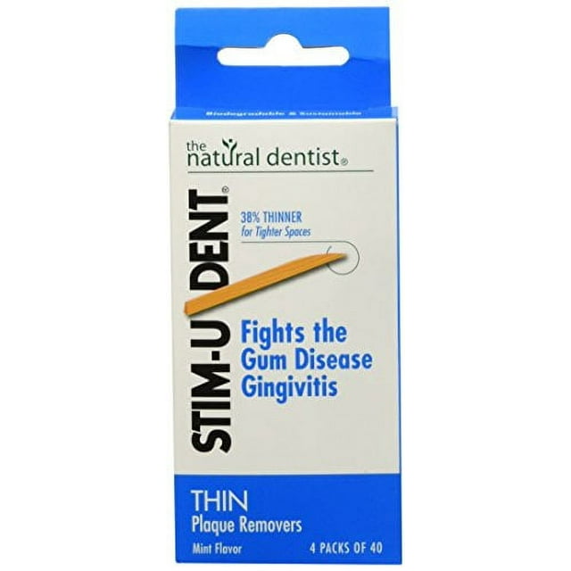 Natural Dentist Stim-u-dent Thin Mint Plaque Removers, Dental ...