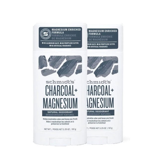 Natural Deodorant Stick Mineral Enriched Charcoal + Magnesium - 3.25 oz ...