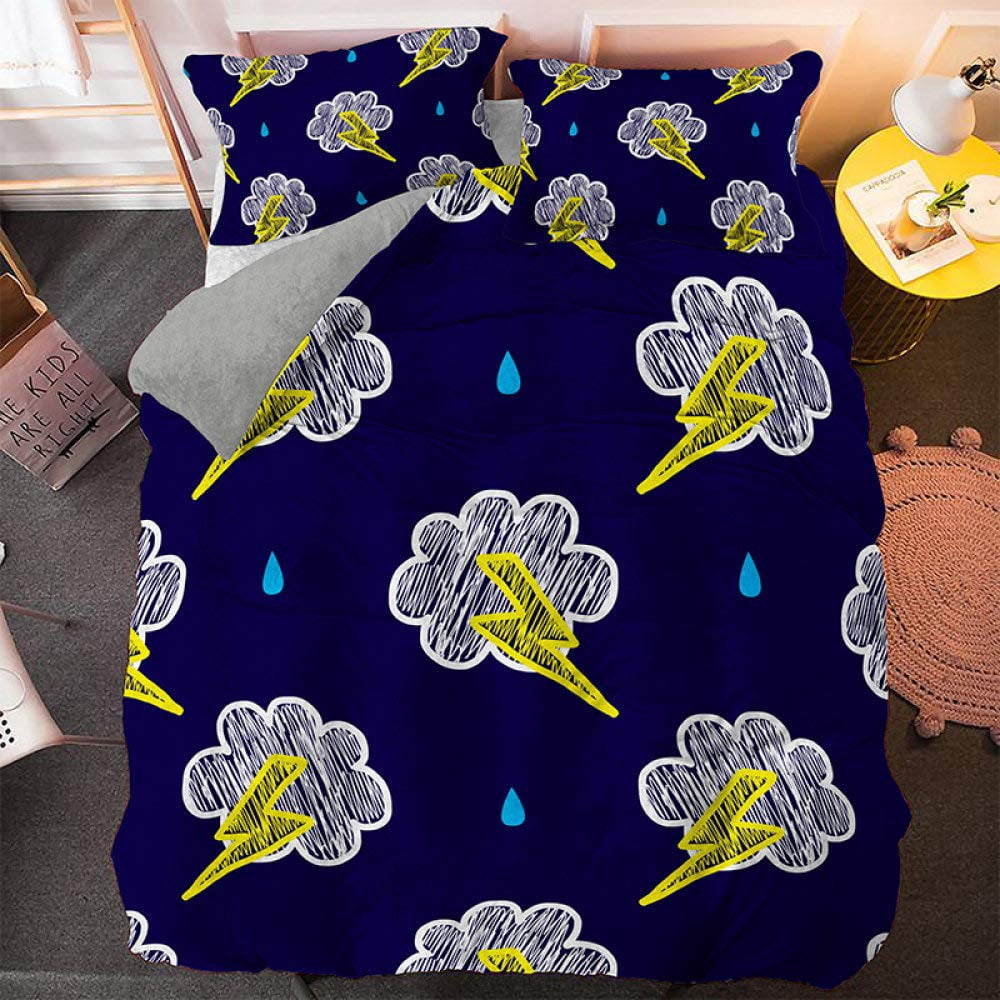 Natural Disaster Thunder and Lightning Dark Clouds Room Decoration ...