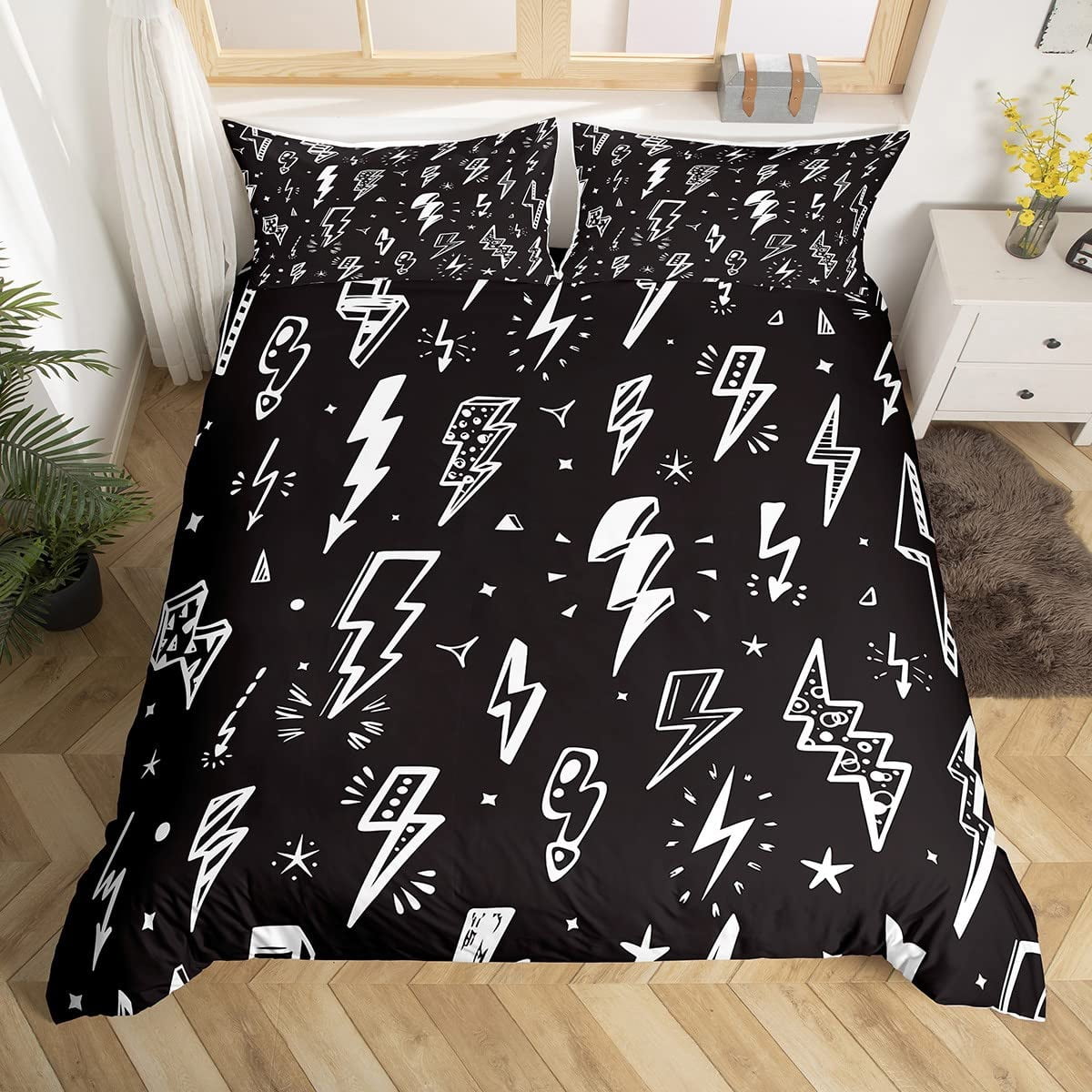 Natural Disaster Thunder and Lightning Dark Clouds Room Decoration ...