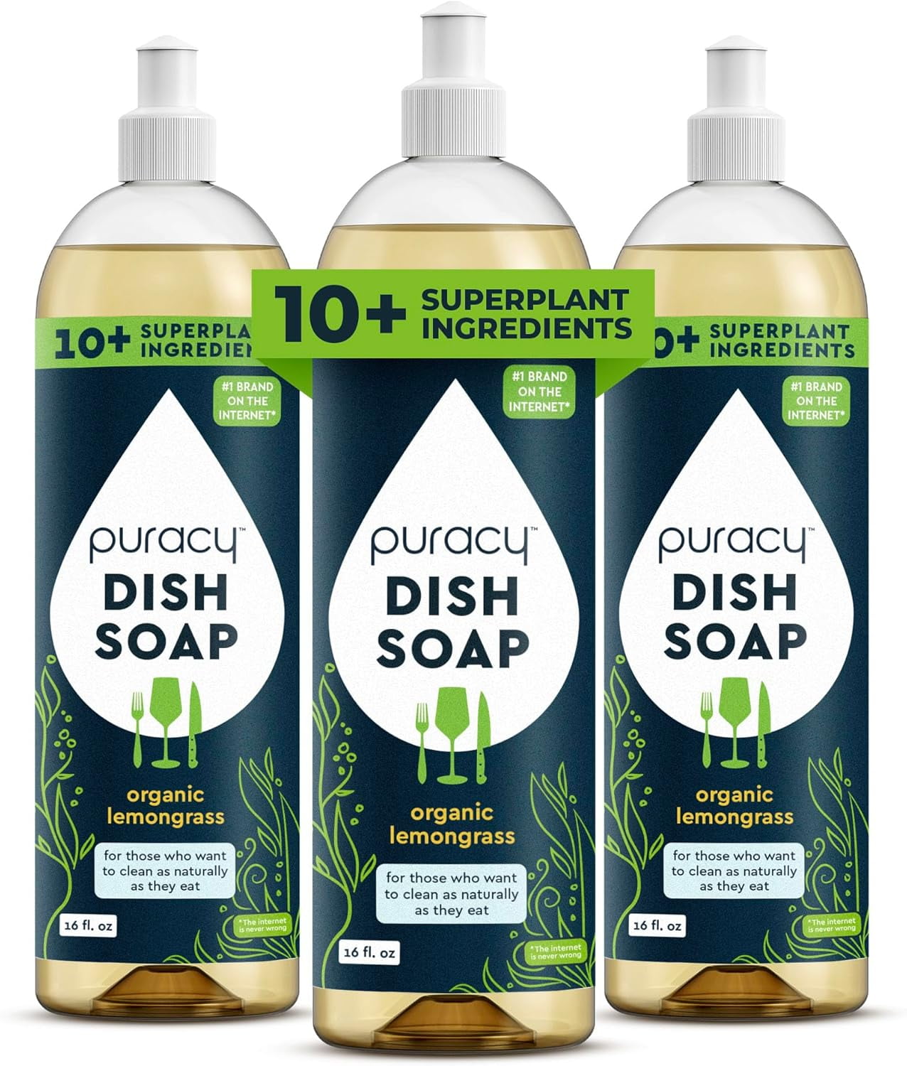Natural Dish Soap Packs - Skin-Softening Plant-Based Dishwashing Soap ...
