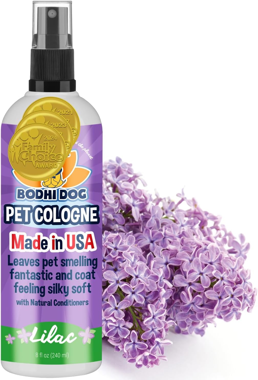 Natural Dog Cologne (Lilac) - Premium Scented Deodorizing Pet Perfume ...