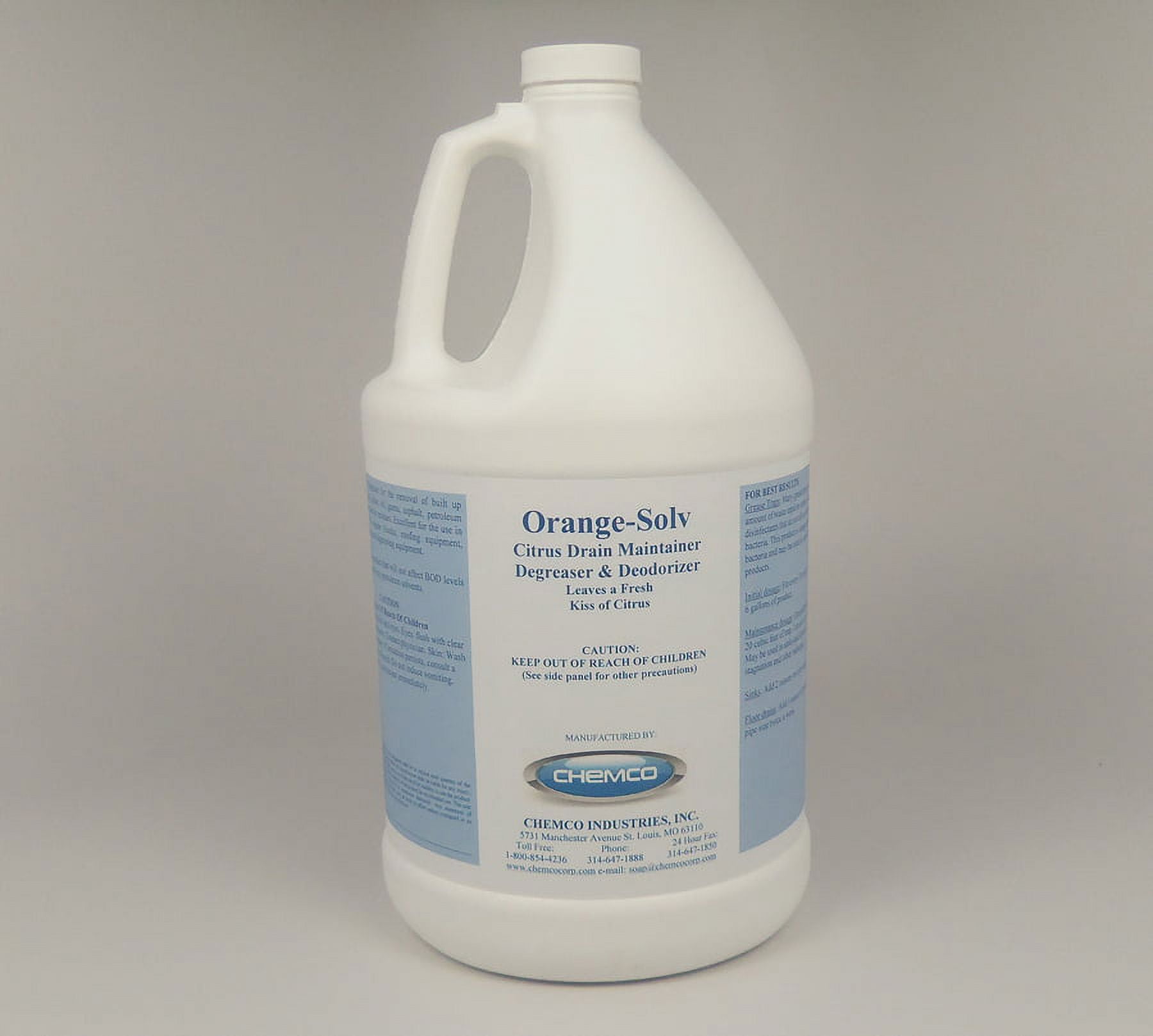 Natural Drain Cleaner - Orange Solv by Chemco - Industrial Strength ...