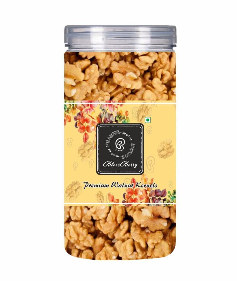 Natural Dried Walnut Kernels By Blessberry 350gm, | Rich Source Of ...