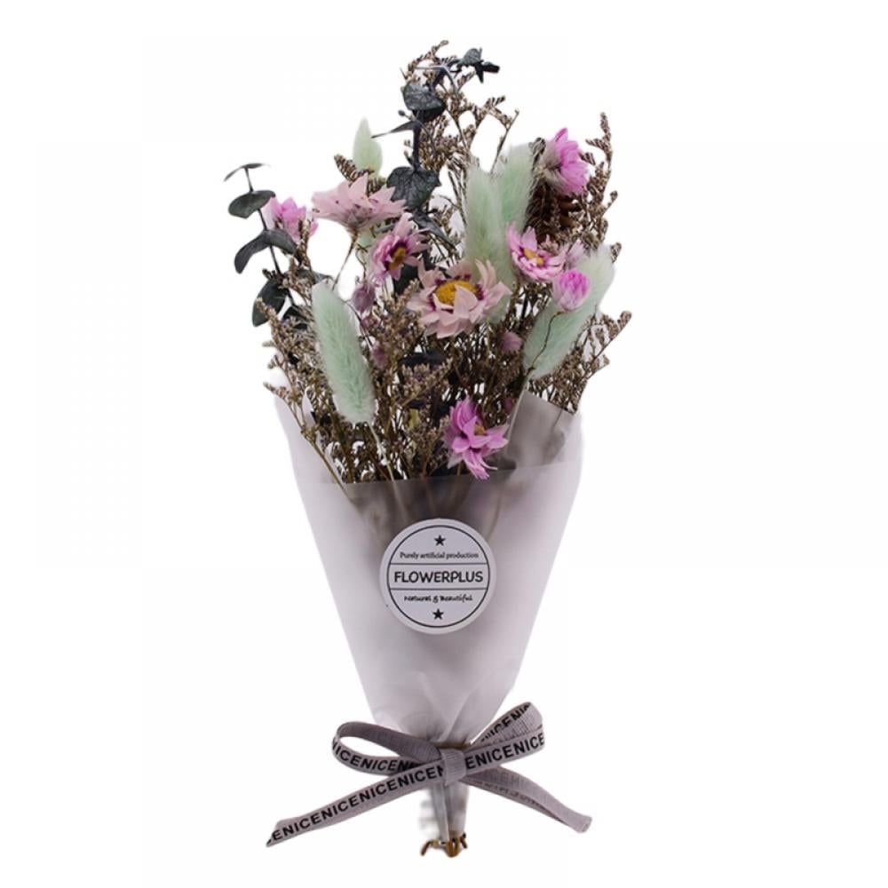 Natural Dry Flowers Bouquet Handmade Dried Flower Bouquet, Gift Box ...