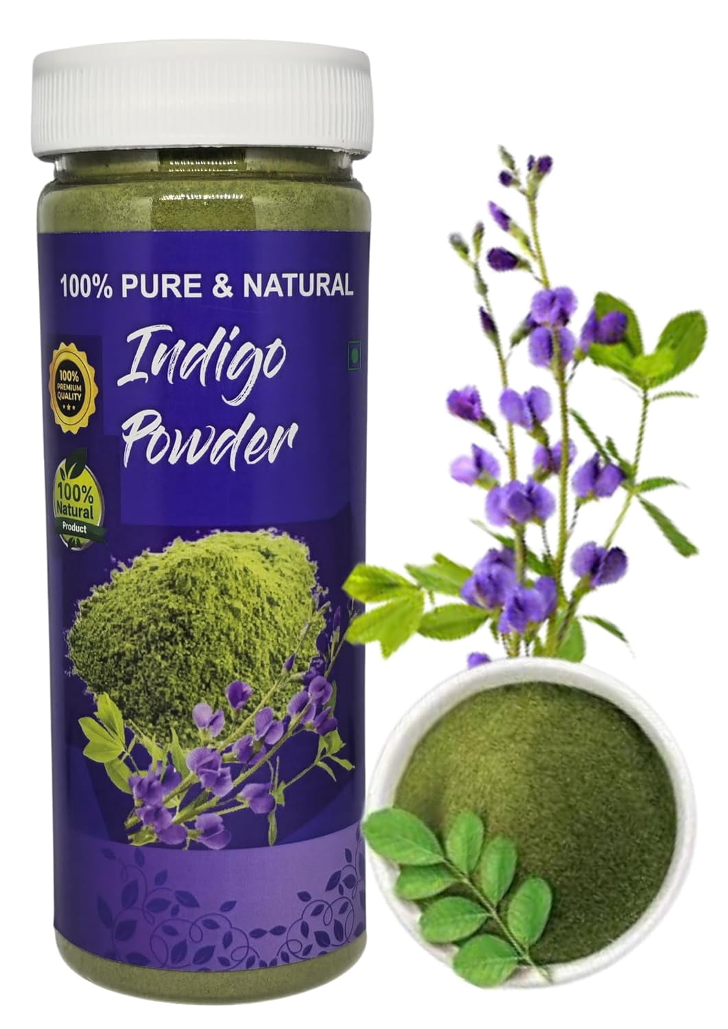 Natural Dye for Black Hair Henna Leaves powder Indigo leaves powder ...