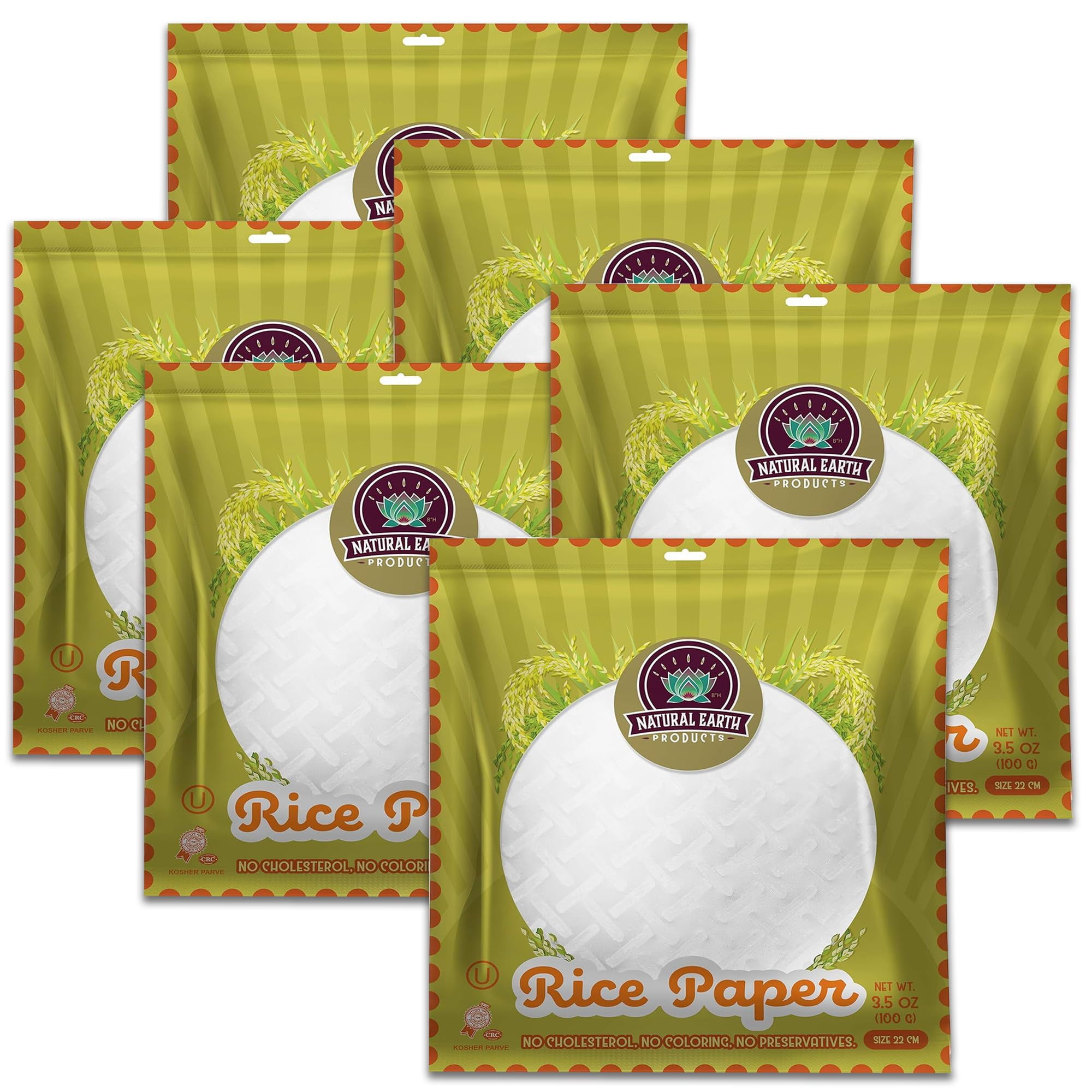 Natural Earth Products Rice Paper, Perfect Wrappers for Spring Rolls ...